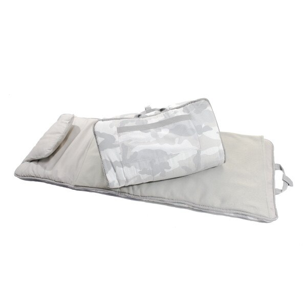 Snow Camo (Grey) Seersucker Nap Roll