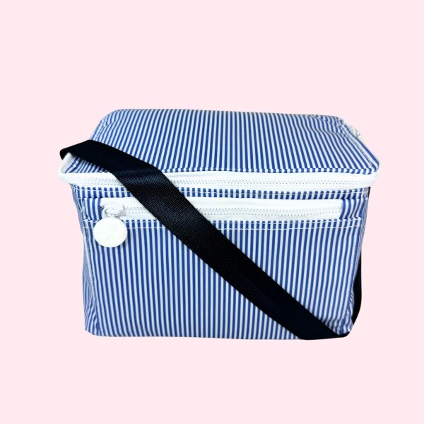 Navy Preppy Stripe Lunch Box